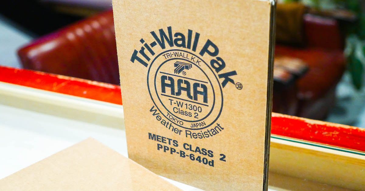 Tri-Wall | MTRL - Innovation platform for materials and creators.